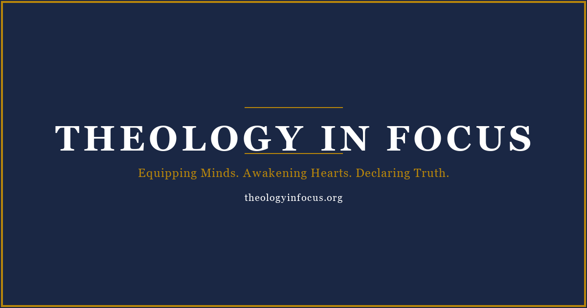 About Dr. Peter J. Carter - Theology in Focus